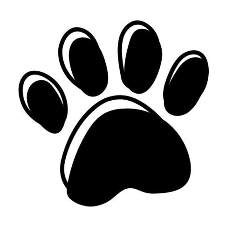 Paw Print| Digital Clipart | Digital Download | PNG Files | SVG Files ...