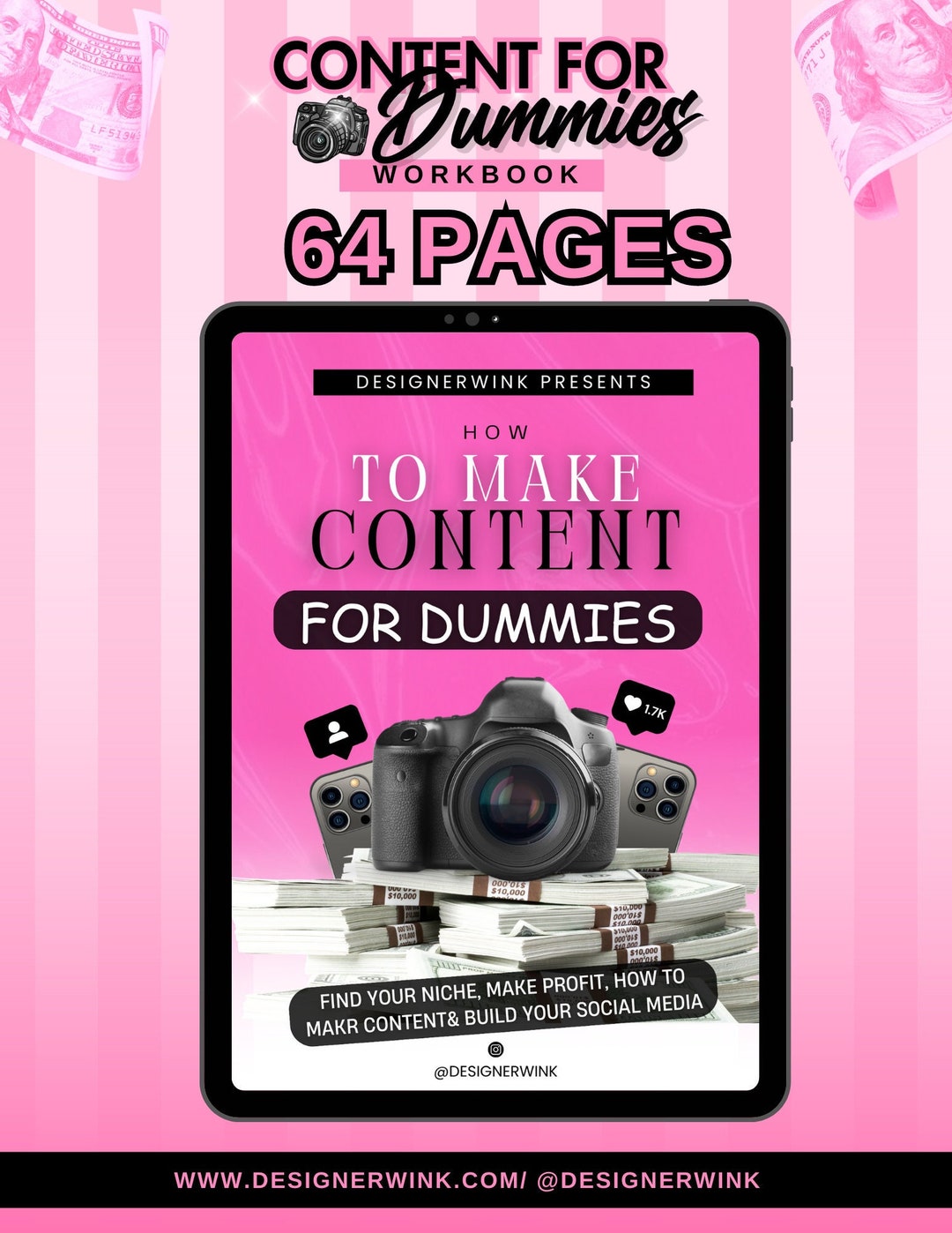 How to Make Content Ebook, Content Planner, Social Media Marketing ...