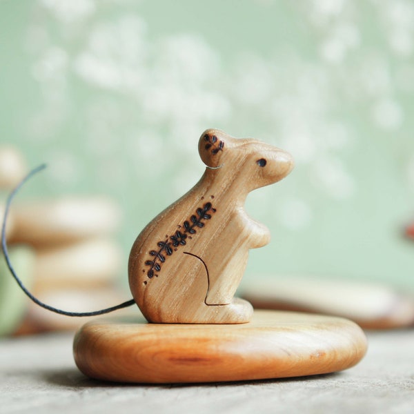Wooden Mouse - Etsy