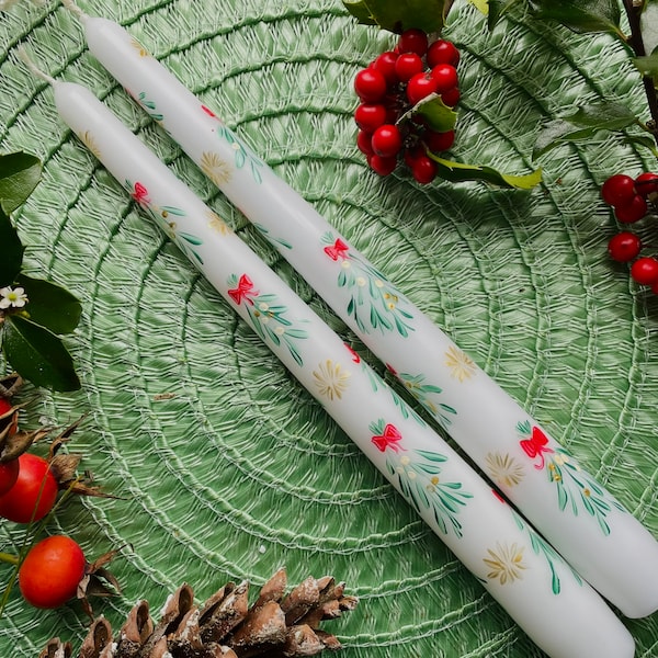 Painted Candlesticks - Etsy