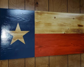 Rustic Texas Flag - Etsy