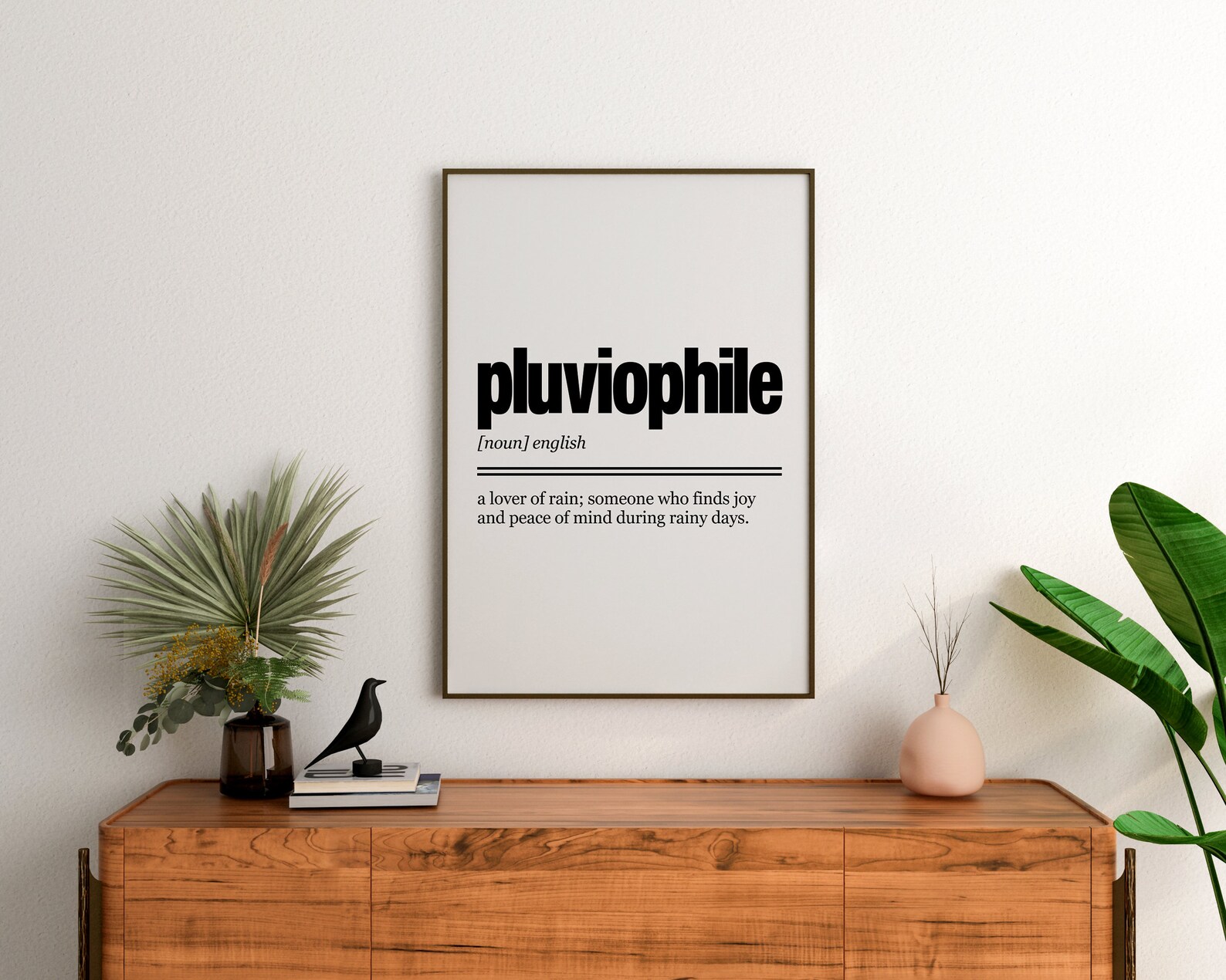 Pluviophile Word Definition Print | Art Print | Word Definition Poster ...