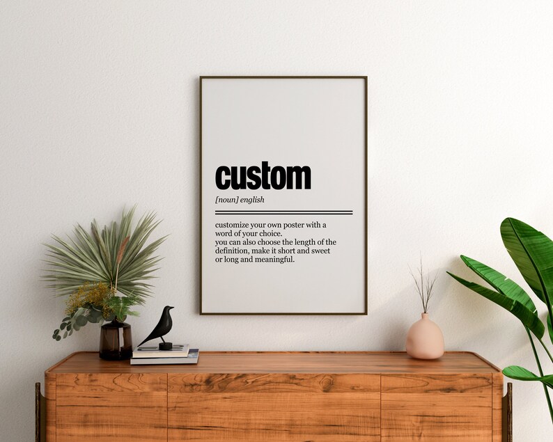 Custom Word Definition Print | Art Print | Word Definition Poster ...