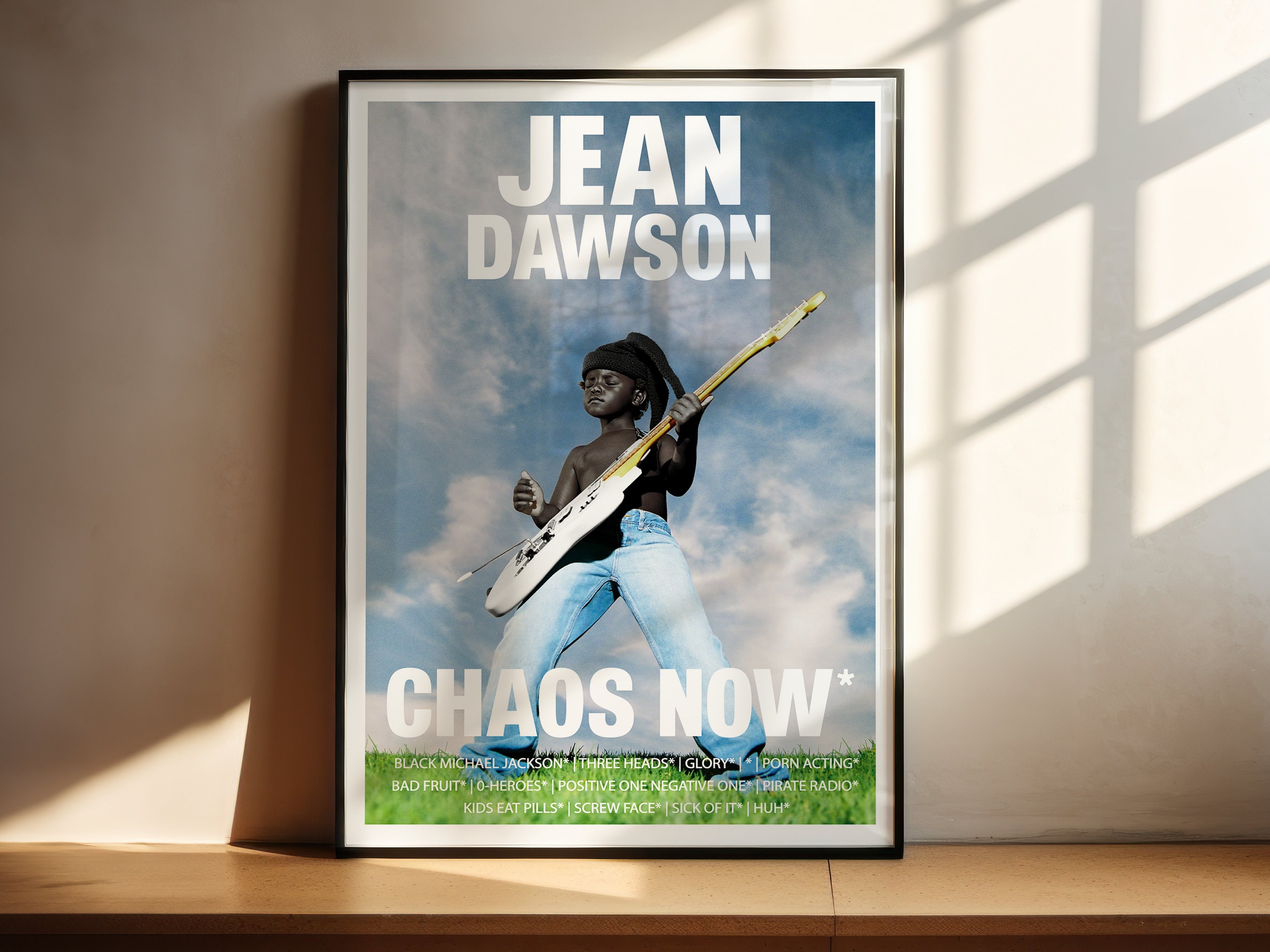 Jean Dawson - Chaos Now Album Poster - V3 | Art Print | Music Poster ...