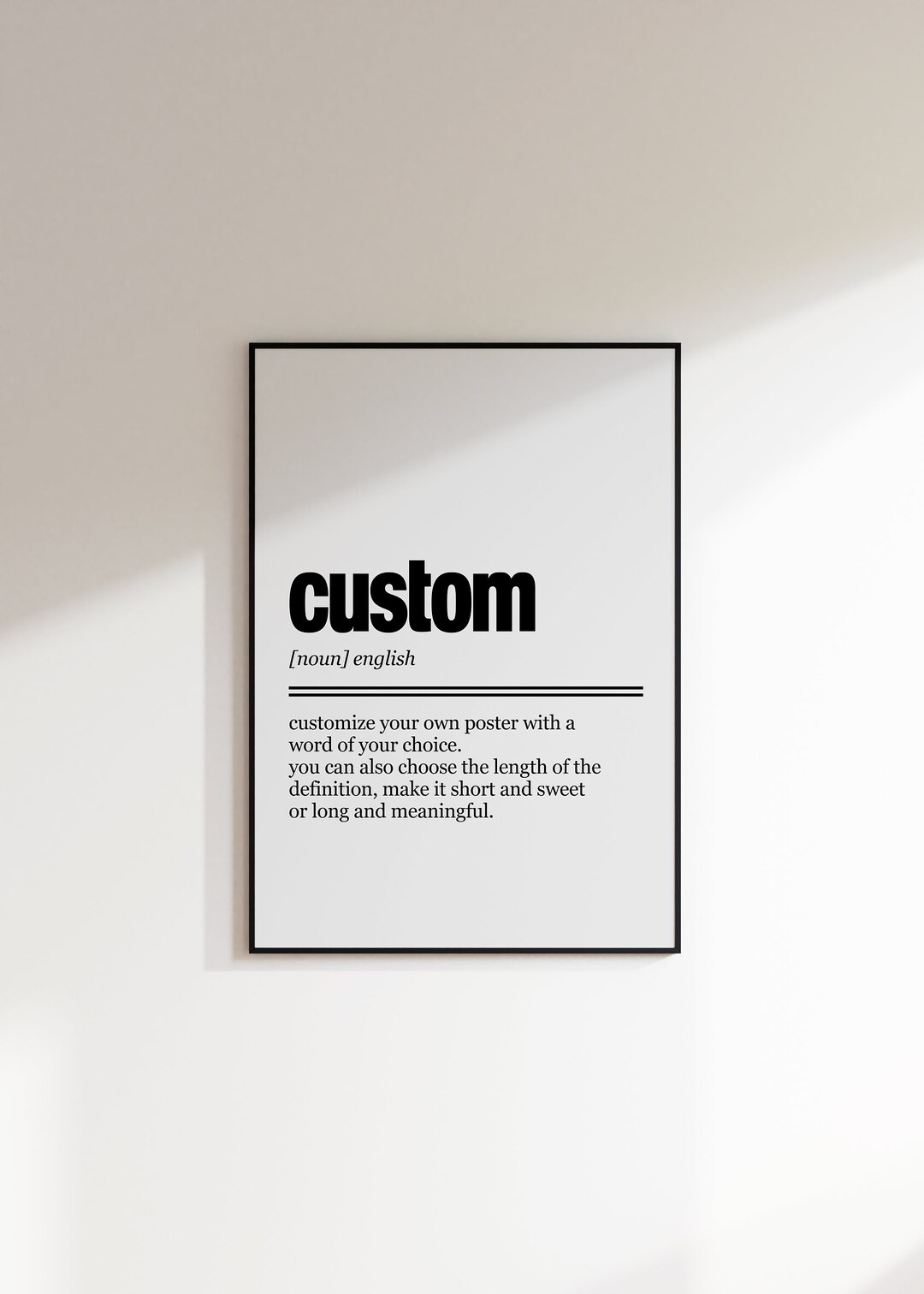 Custom Word Definition Print | Art Print | Word Definition Poster ...