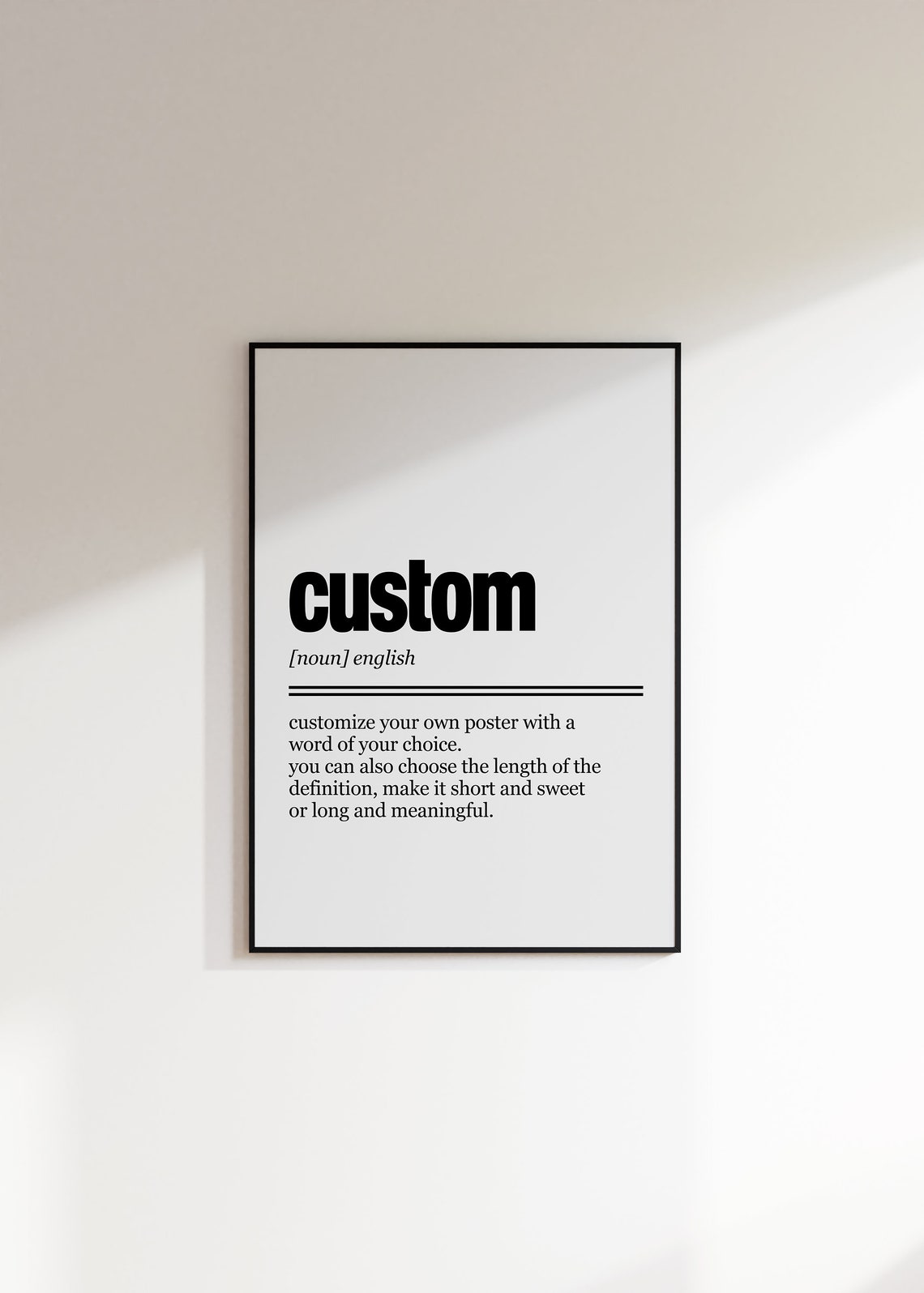 Custom Word Definition Print | Art Print | Word Definition Poster ...