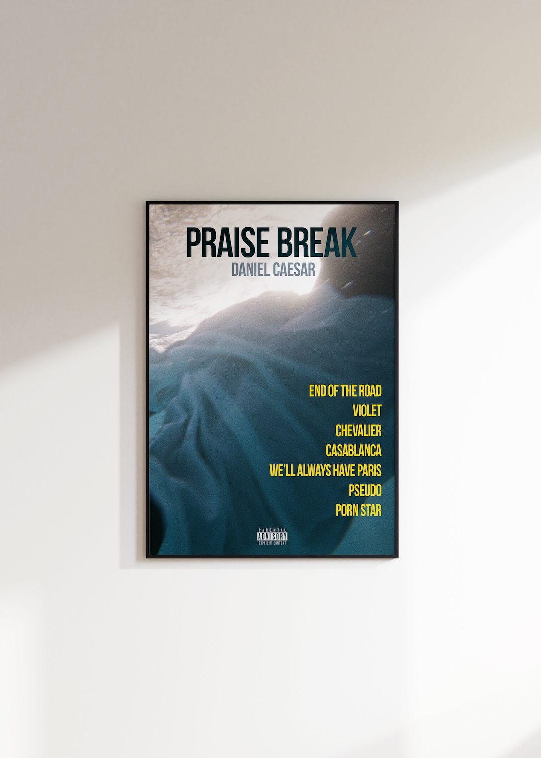 Daniel Caesar - Praise Break Album Poster - V2 | Art Print | Music ...