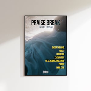 Daniel Caesar - Praise Break Album Poster - V2 | Art Print | Music ...