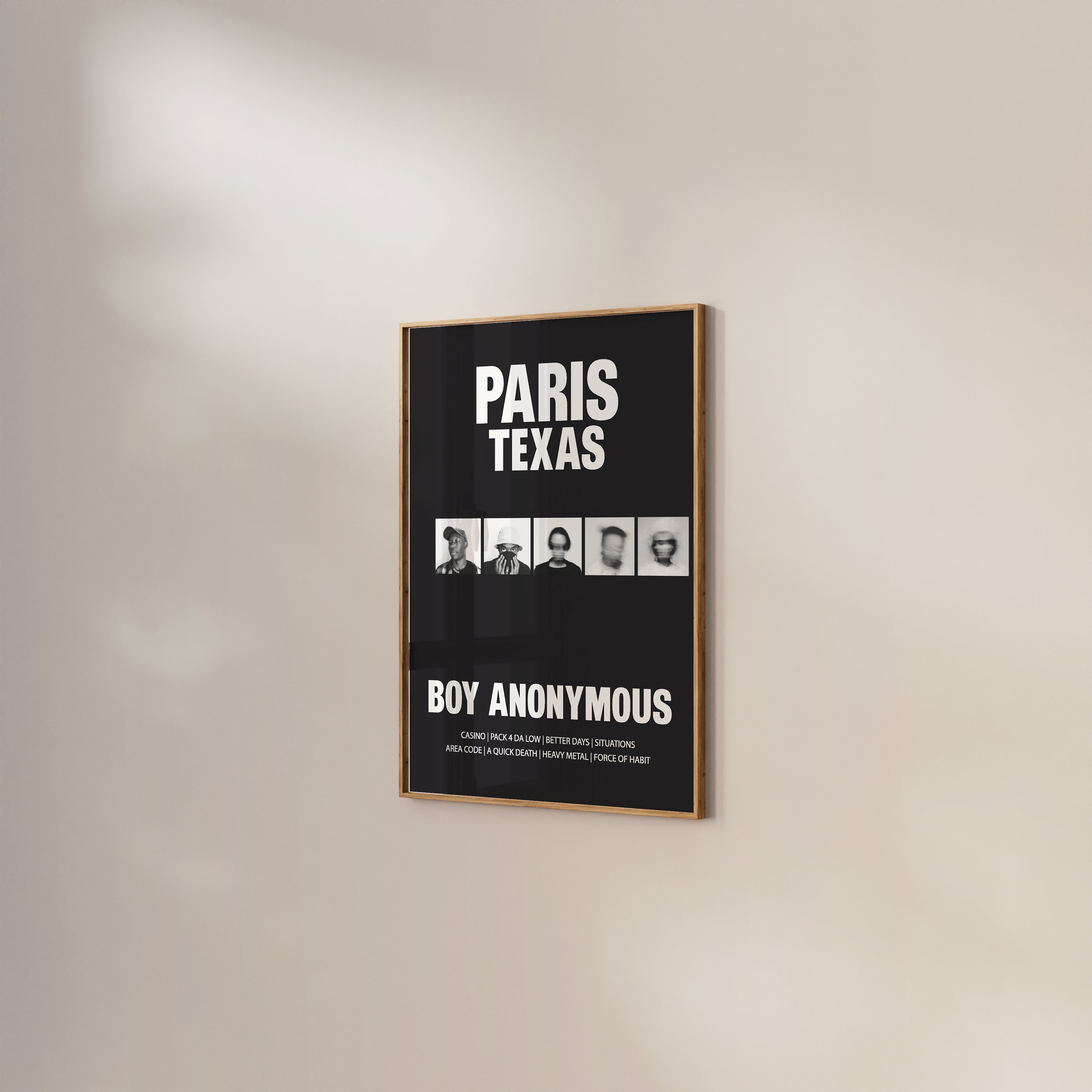 Paris Texas - Boy Anonymous Album Poster - V4 | Art Print | Music ...