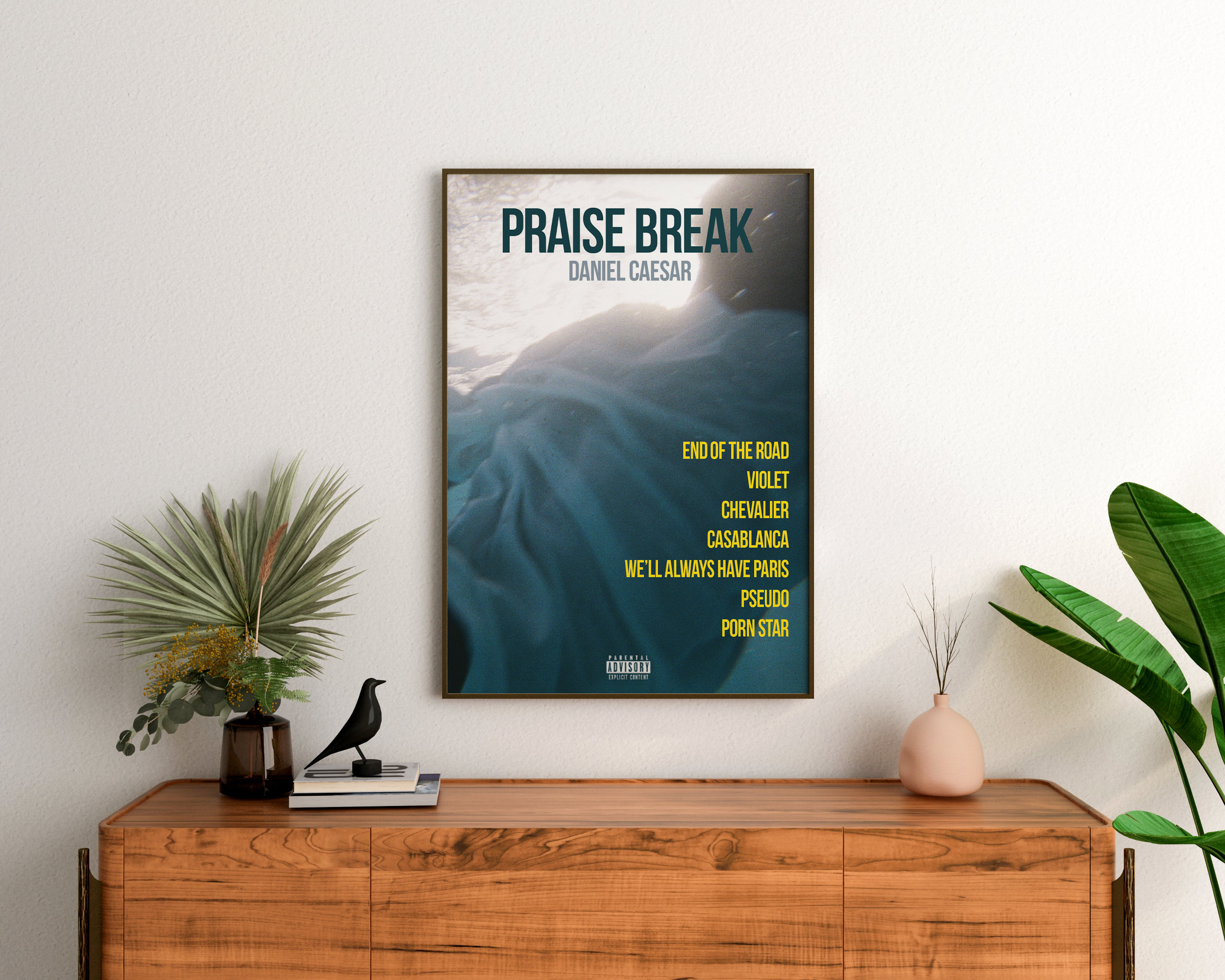 Daniel Caesar - Praise Break Album Poster - V2 | Art Print | Music ...
