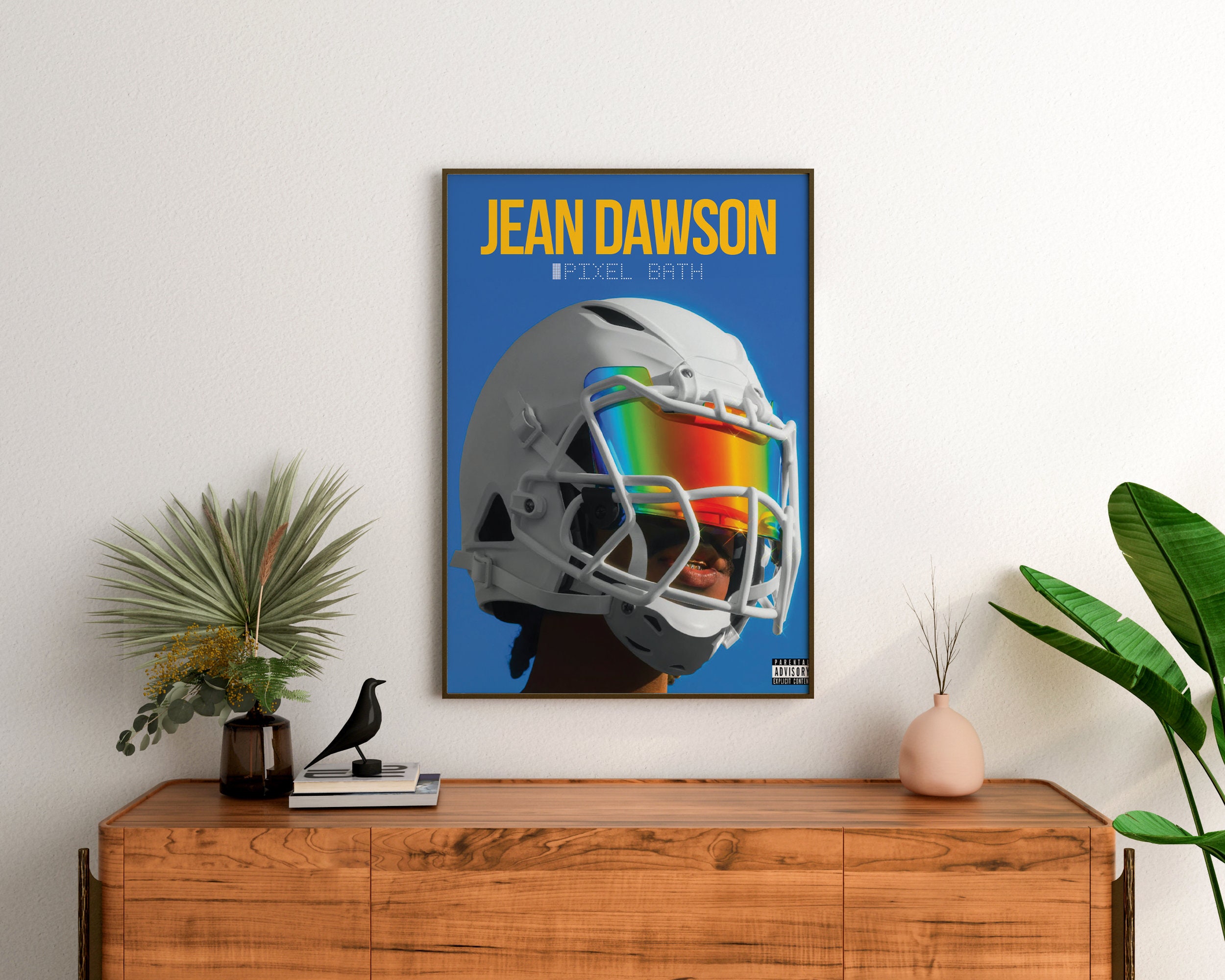 Jean Dawson - Pixel Bath Album Poster - V1 | Art Print | Music Poster ...