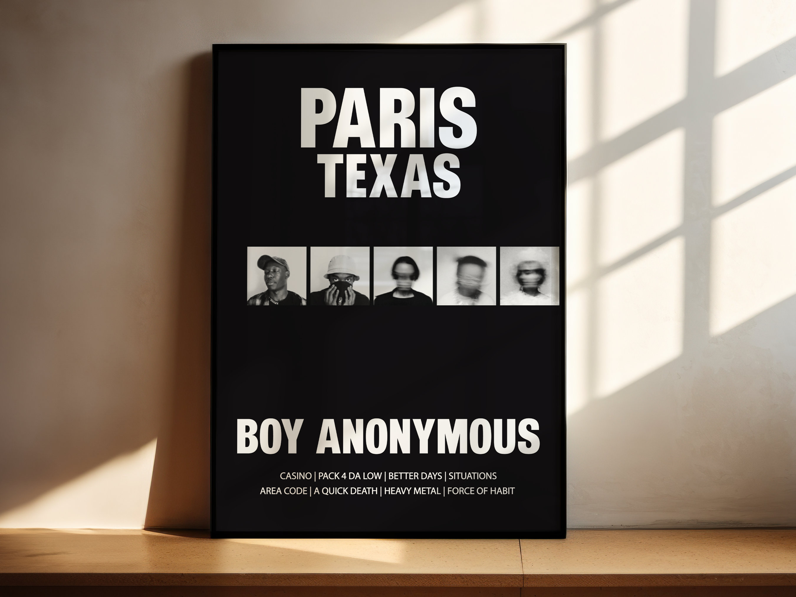 Paris Texas - Boy Anonymous Album Poster - V4 | Art Print | Music ...