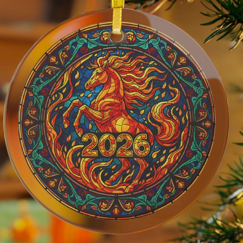 Chinese Year Horse Ornament - Etsy