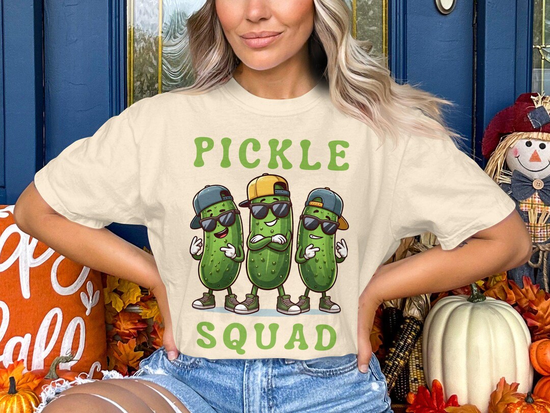 Pickle Squad T Shirt Pickle Lovers Funny Shirt Pickle Squad Tee Comfort Colors Pickle Lover Gift ...