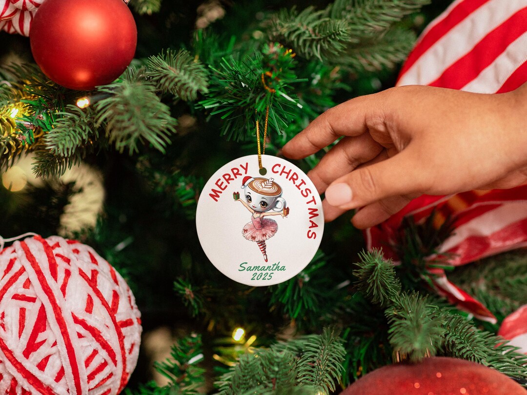 Personalized Italian Brainrot Ornament Ballerina Cappuccina Christmas ...