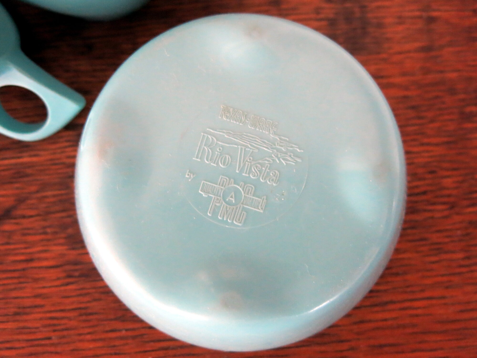 Set of 5 Texas Ware Bowls and 4 Coffee Cups, Turquoise - Etsy