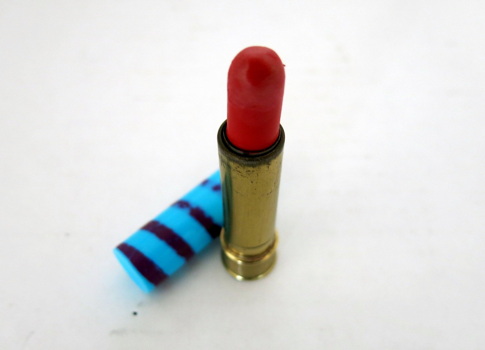 2 Vintage Lipsticks: 1940's - 1950's Metal Helen Neushaefer Goldtone ...