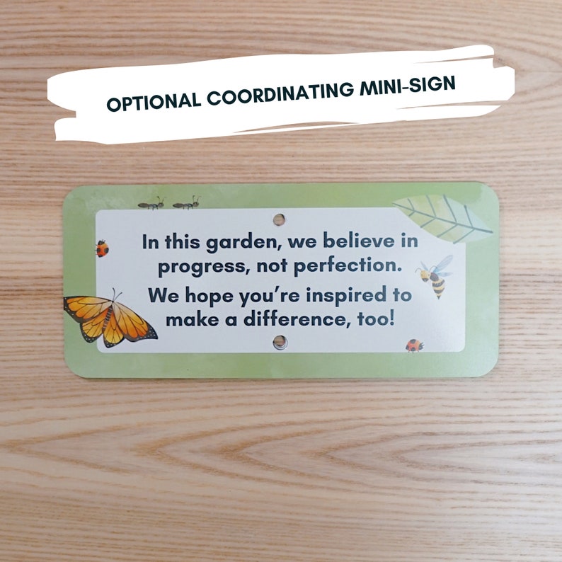 Native Plant Garden Yard Sign - Etsy