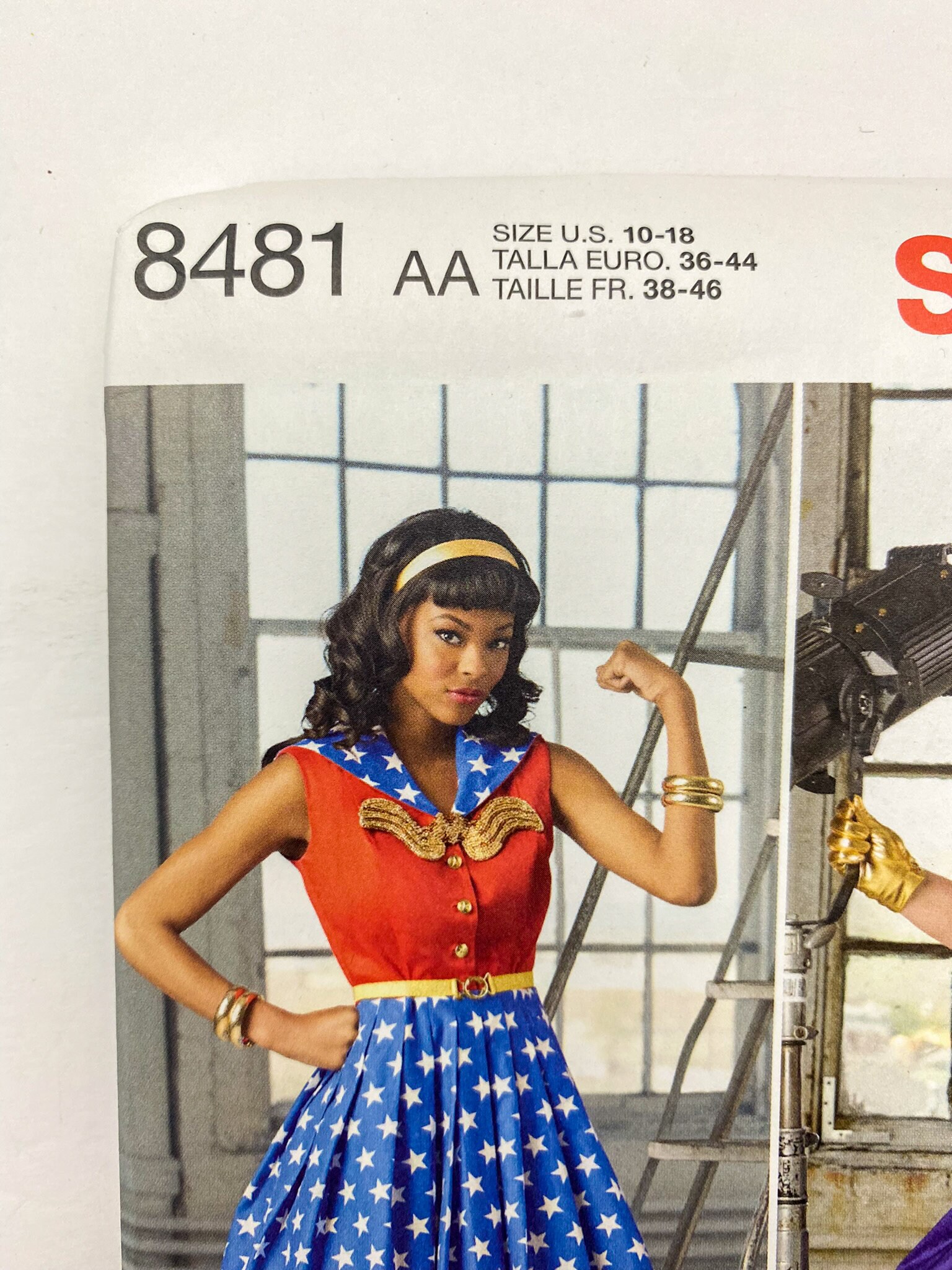 Simplicity 8481 Pin up Dress Super Hero Theme Costume Uncut Sewing ...