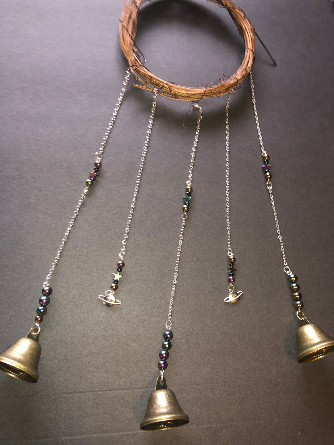 Witches Bells for Protection Celestial Rainbow Hematite / Divination ...
