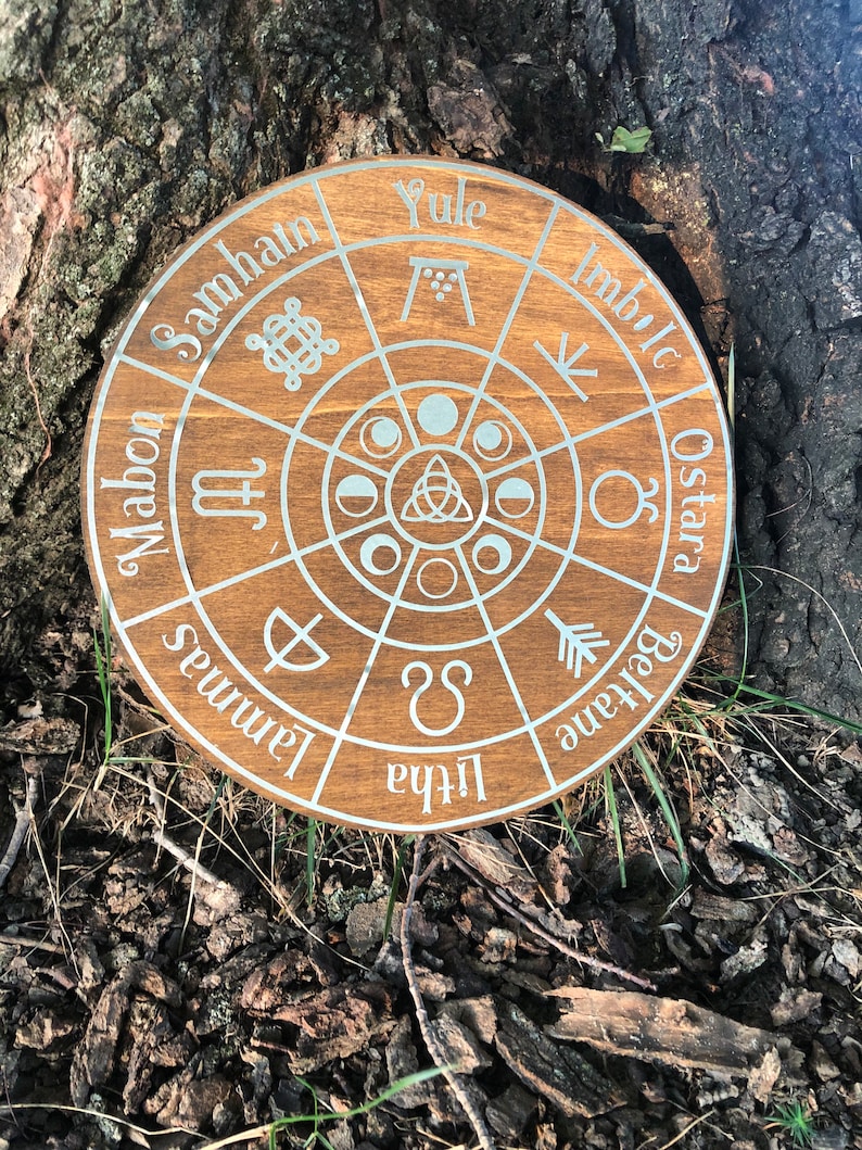 Wheel of the Year/ Alter Tools/ Pagan /wicca/ Witchcraft - Etsy