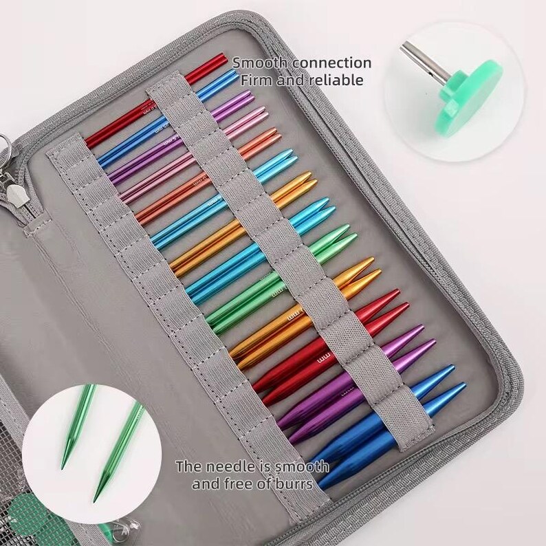 Circular Interchangable Knitting Needle Set - Etsy