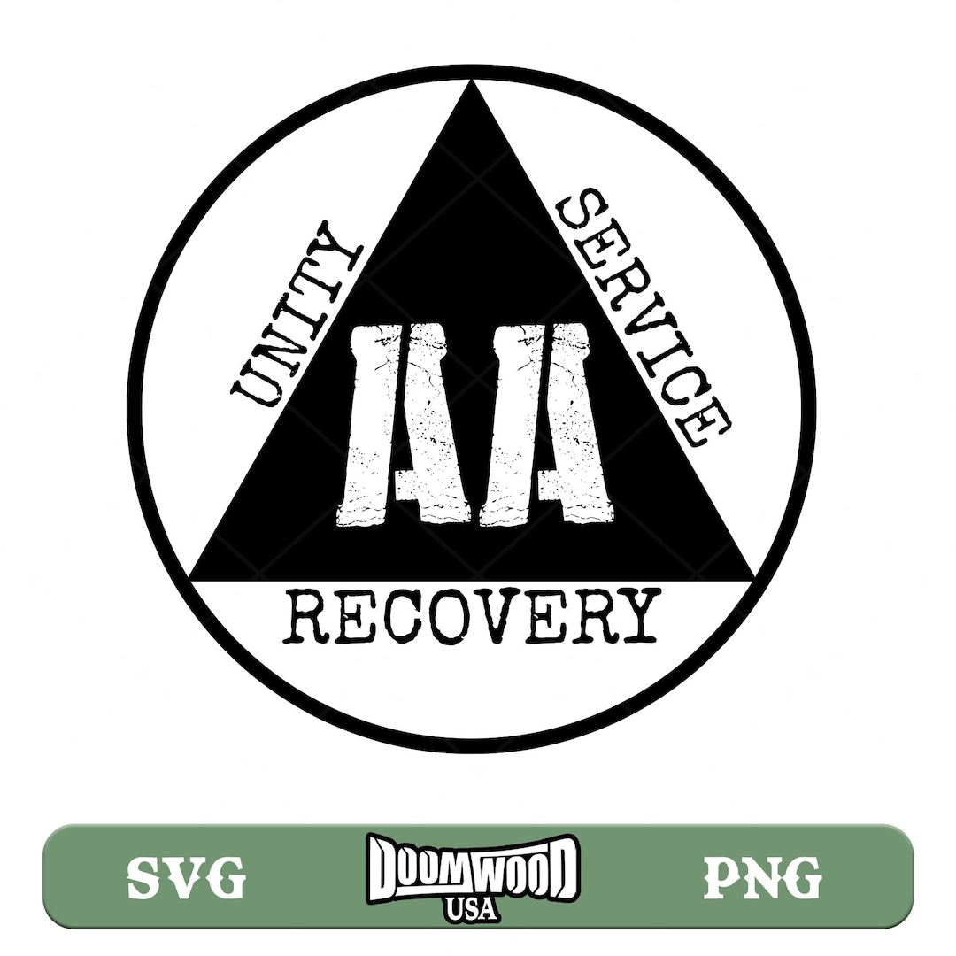 Alcoholics Anonymous Grunge Png Svg Unity Service Recovery AA Svg - Etsy