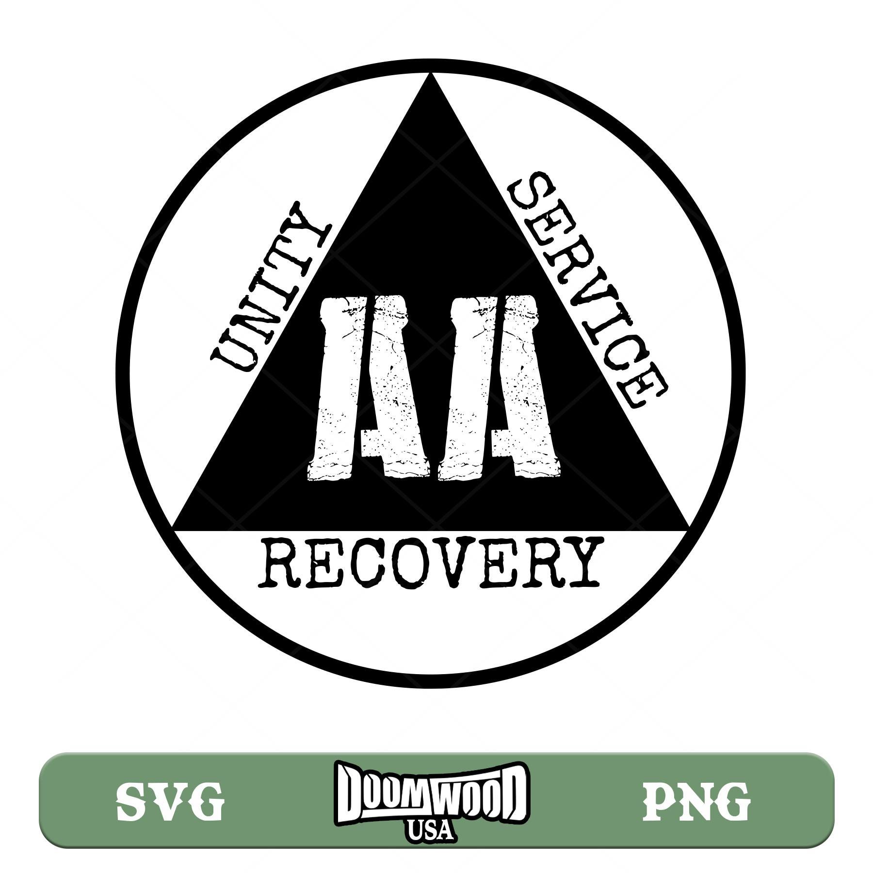 Alcoholics Anonymous Grunge Png Svg Unity Service Recovery AA Svg - Etsy
