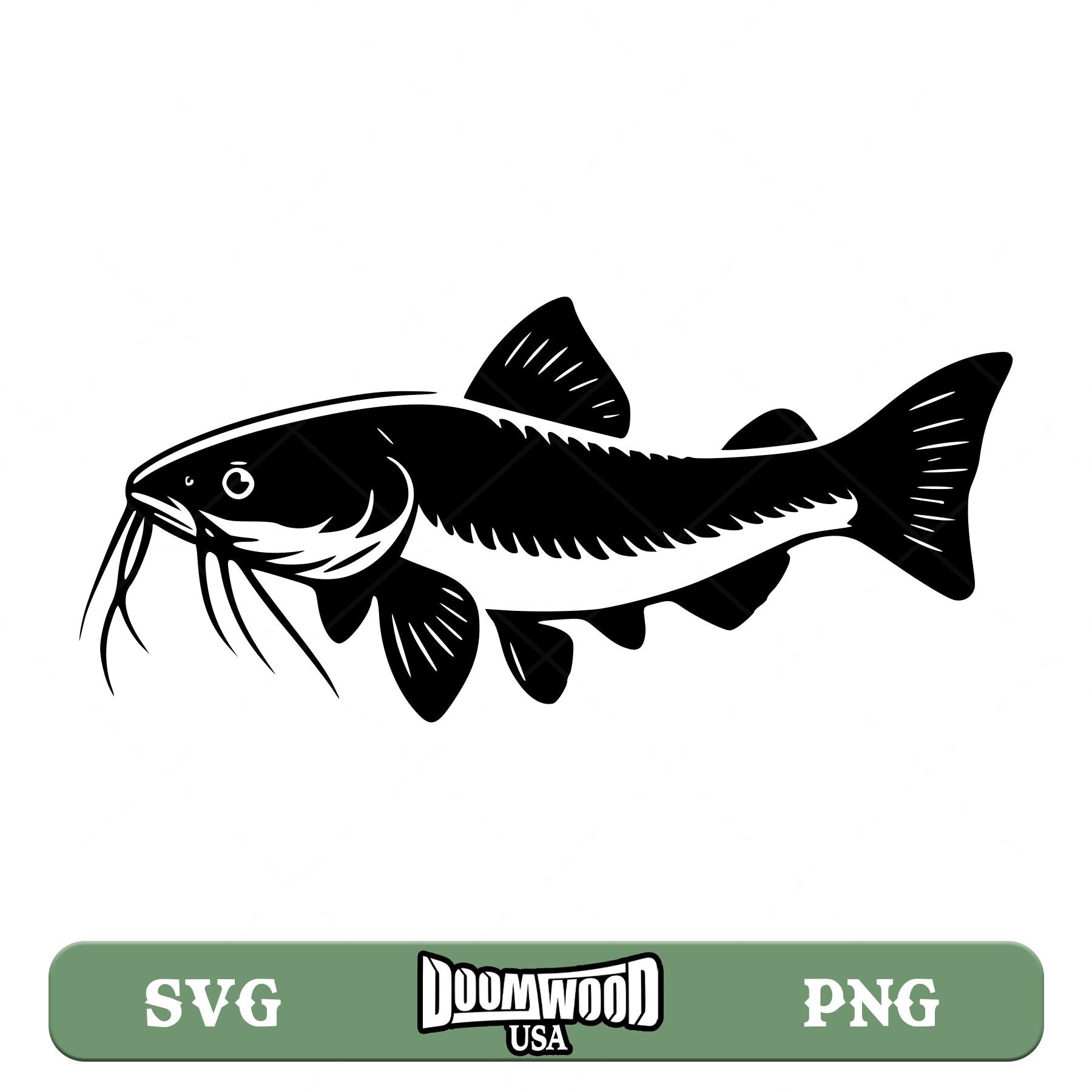 Catfish Long Png Svg Channel Cat Flathead Blue Catfish Svg Fisherman ...