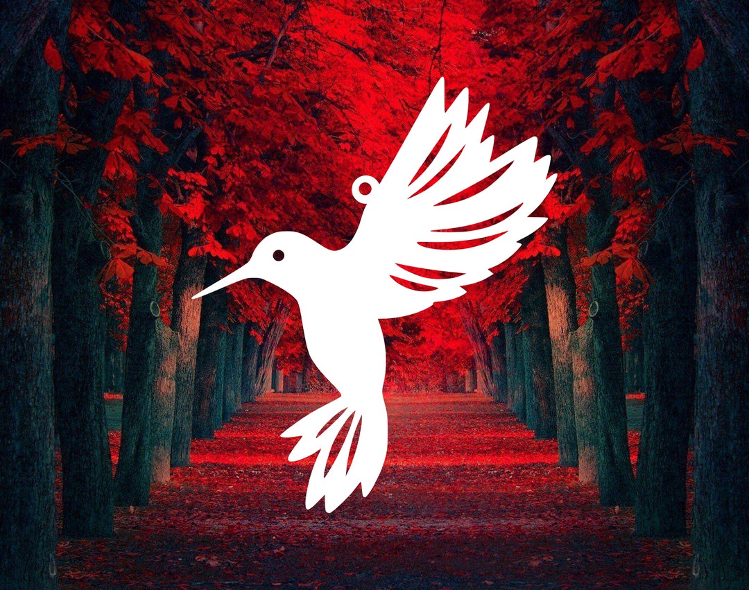 Hummingbird Hanger SVG DXF PNG - Etsy