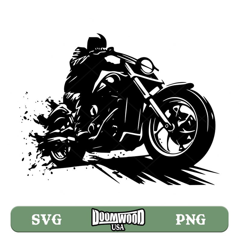 Moto Slinger Svg Png Motorcycle Slinging Mud - Etsy