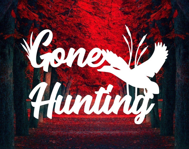 Gone Duck Hunting SVG PNG DXF - Etsy Australia
