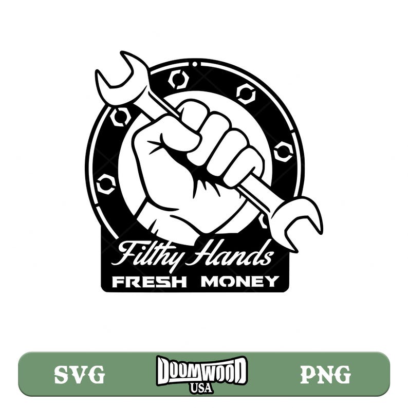 Filthy Hands Fresh Money SVG PNG - Etsy