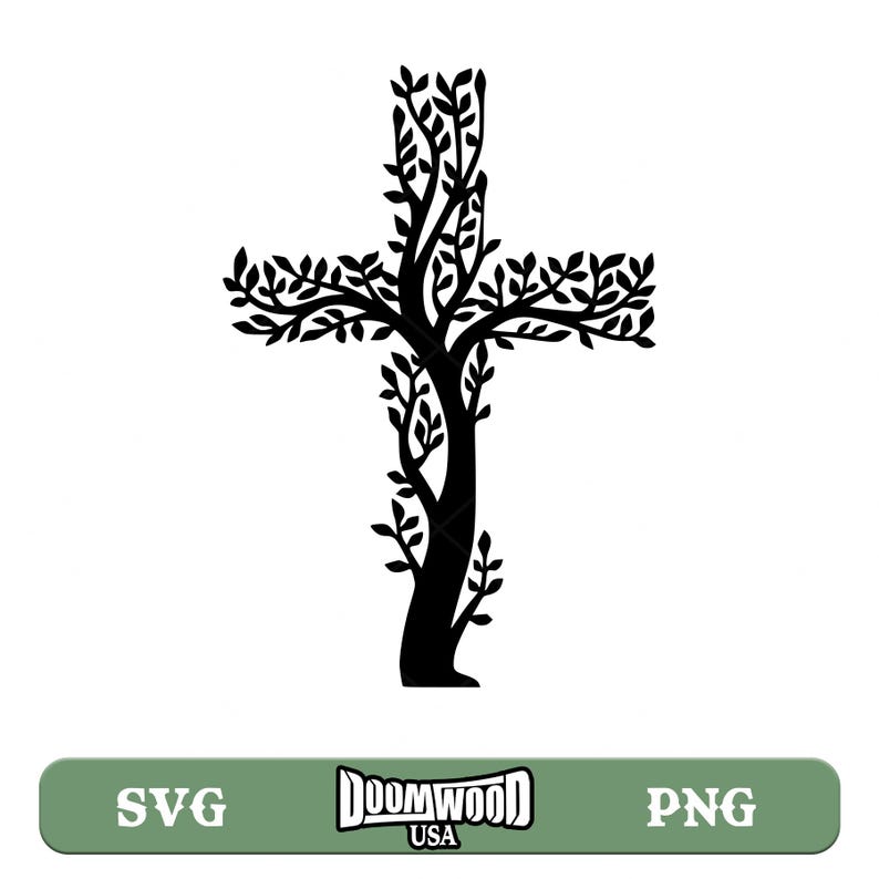 Tree Cross Svg Png Religious Cross Svg - Etsy