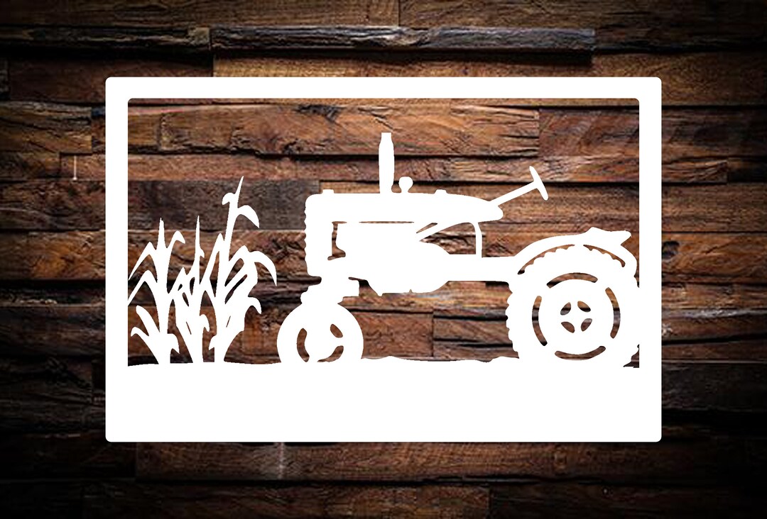 Antique Tractor DXF SVG - Etsy