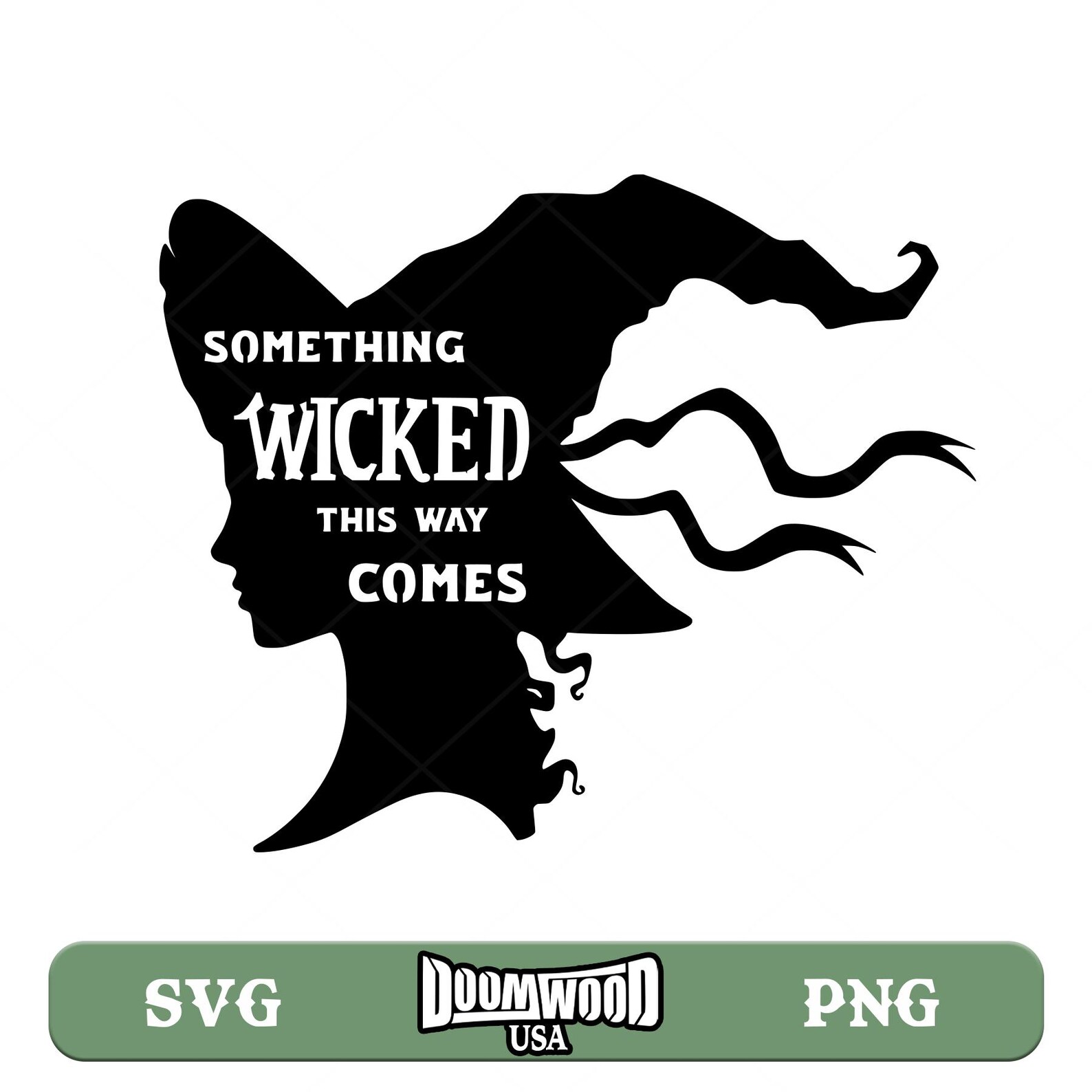 Something Wicked Witch Png SVG Halloween Hallows Eve - Etsy
