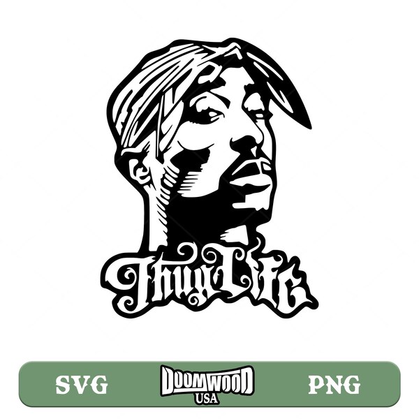Tupac Svg - Etsy