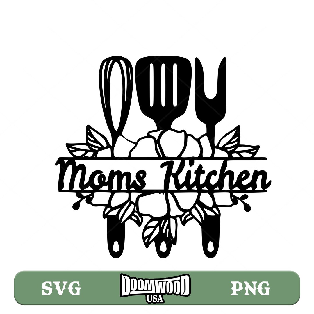 Mom's Kitchen SVG PNG - Etsy
