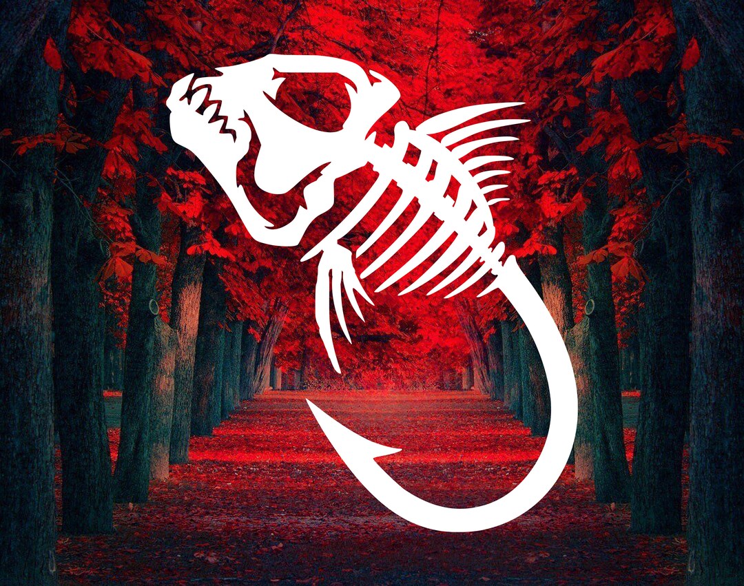 Fishbone SVG PNG DXF - Etsy