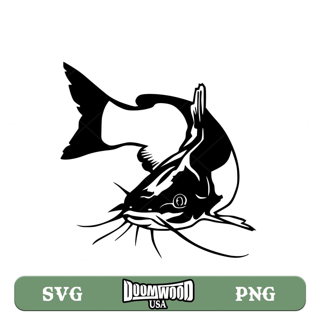 Catfish Svg Png Fishing Fisherman Svg - Etsy