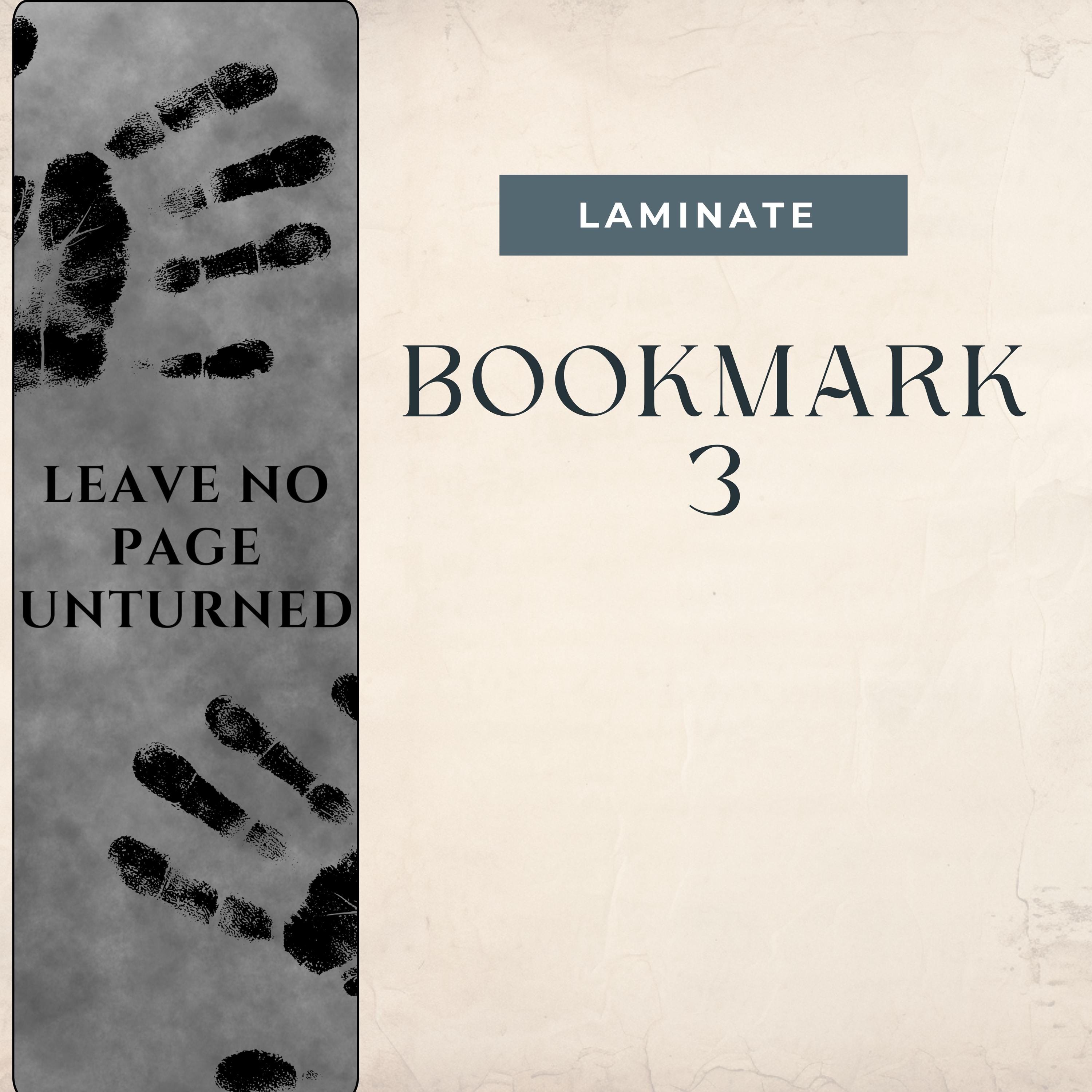 4 Crime Thriller Printable Bookmarks - Etsy