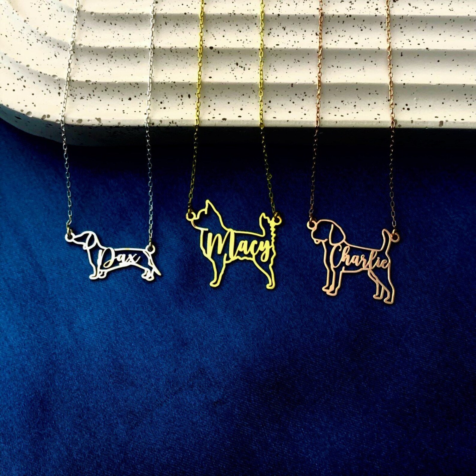 Dog Necklace, Dog Necklace for Woman, Pet Necklace, Dog Memorial Gift ...