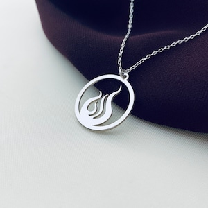 Earth Water Air Fire Four Elements Symbol Necklace, Four Elements ...