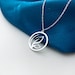 Water Elements Symbol Charm Necklace, Four Elements Symbol Pendant, 4 ...