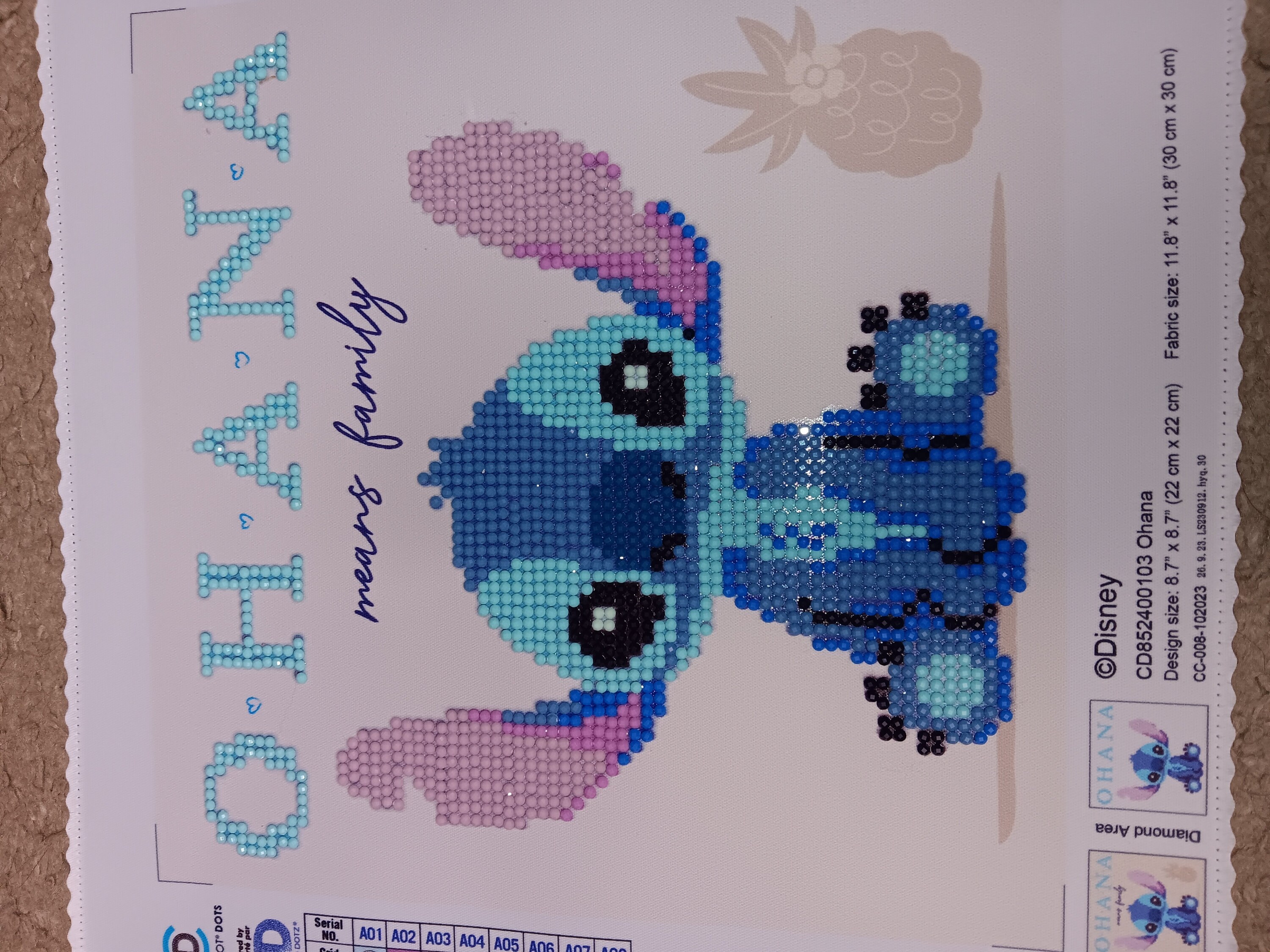 Ohana 3D Diamond Painting 3D Diamond Painting Modern Blue Alien Diamond ...