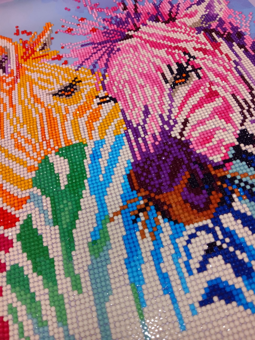 Rainbow Zebra 3D Diamond Painting 3D Diamond Painting Zebr Diamond ...