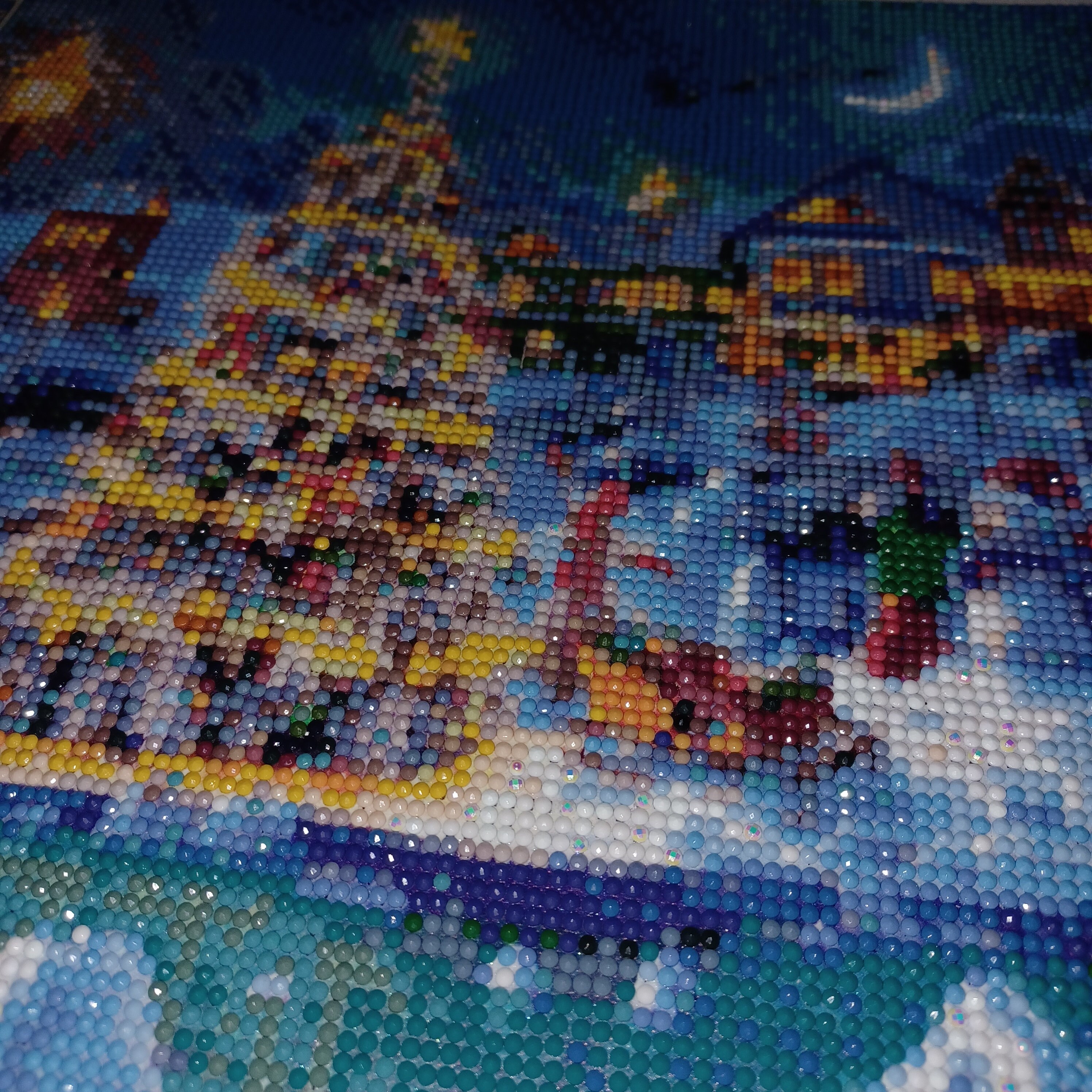 CHRISTMAS Family 3D Diamond Painting- Xmas Scen Painting With Diamonds ...