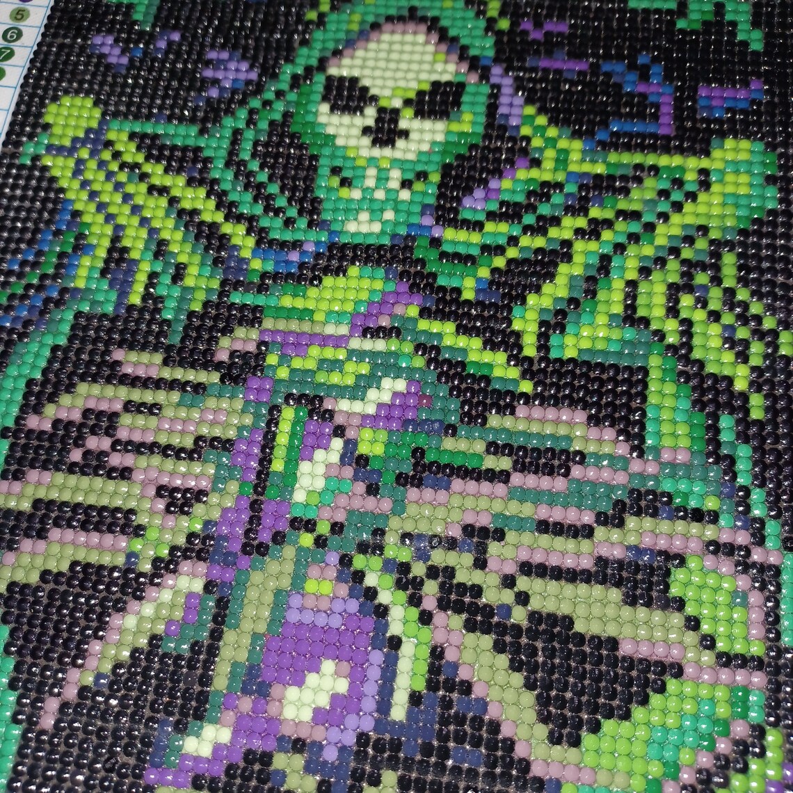 Completed Reefer Reaper 3D Diamond Painting- Reaper Painting With ...