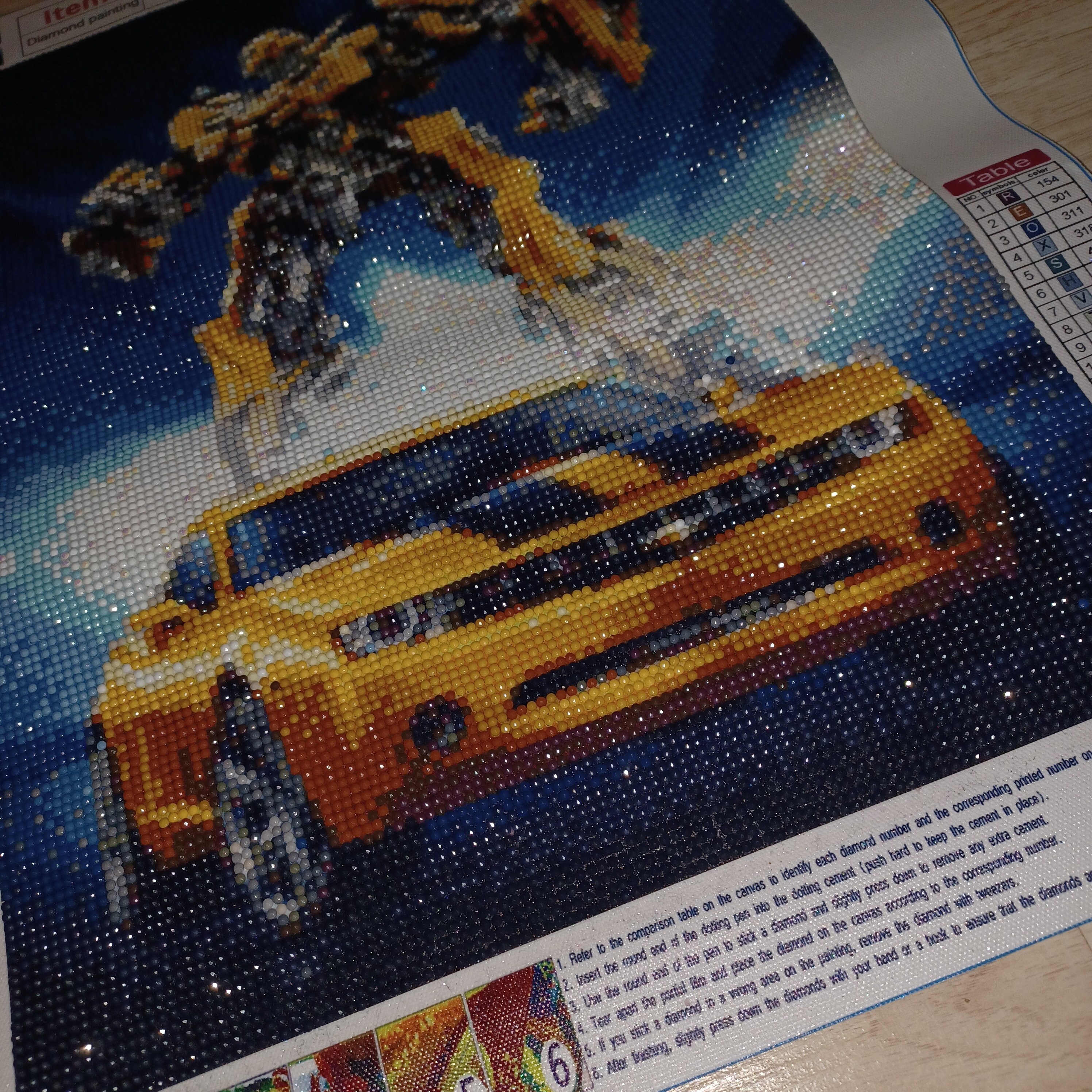 Completed Bumblebee 3D Diamond Painting- Transform Painting With ...