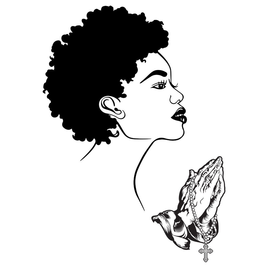 Women Praying Svgpraying Hands Svgjesus Praying Bundle SVG - Etsy